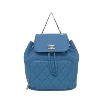 Chanel Pre-owned Caviar Skin Backpack - - Pre-owned - Damen - Blau - ONE SIZE