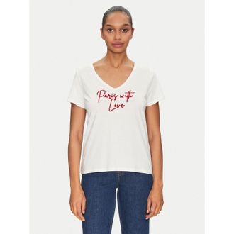 Morgan T-Shirt 251-DSAILOR Weiß Relaxed Fit