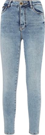 Philipp Plein Femme, Jeans, Bleu, Taille: W27 Skull Embroidery Jeans skinny