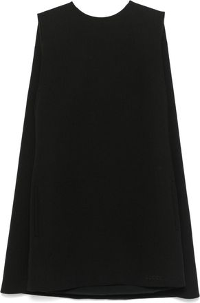 Gucci Minikleid aus Wollkrepp - Schwarz