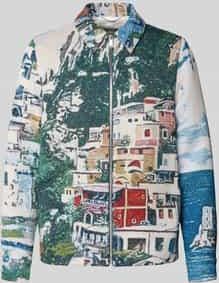 Drykorn Regular Fit Jacke mit Allover-Motiv-Stitching Modell Jottar