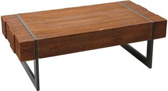 Hhg TV-Rack HHG 683, Fernsehtisch Lowboard TV-Tisch, Tanne Holz rustikal massiv MVG-zertifiziert 40x120x60cm