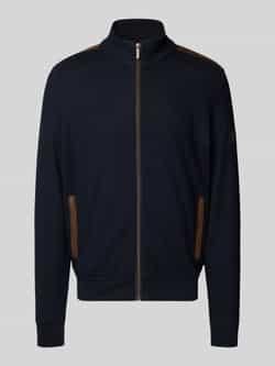 Bugatti Sweatjacke mit Stehkragen Modell Selanik