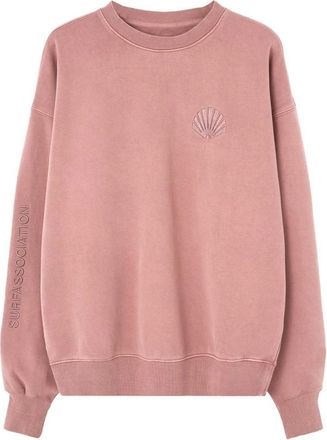 New Amsterdam Surf Association Homme, Sweatshirts et sweats à capuche, Rose, Taille: L SweaT-shirt avec logo sur la manche