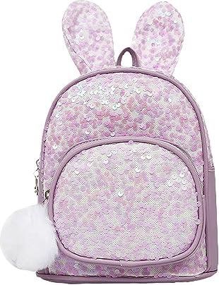 Generic Sac à dos à paillettes pour enfant - Pour filles - Pour enfants dâge préscolaire - Pour hommes et femmes, violet, taille unique
