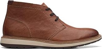Clarks Homme Chantry Mid Bottes Chukka, Marron Clair/Cuir, 40 EU