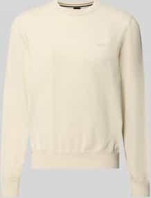 HUGO BOSS Regular Fit Strickpullover aus reiner Baumwolle Modell UPCAS