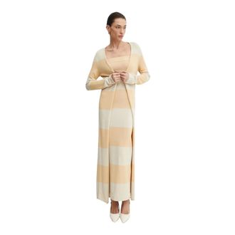 Liviana Conti Cardigan Long - Femme - Pulls - Multicolore - Taille: 40 FR