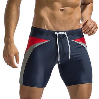 Generic Short de bain d&eacute;t&eacute; pour homme - Style d&eacute;contract&eacute; - Maillot de bain, bleu, XXL