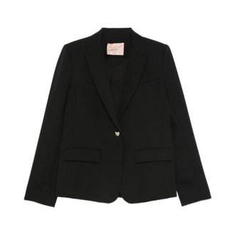 Twinset Femme, Vestes, Noir, Taille: 40 FR Veste Twin-set