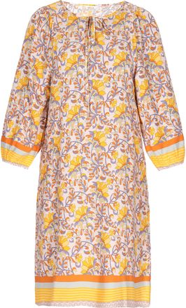 Usha Kleid Frauen gelb mehrfarbig