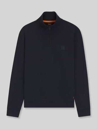 Boss Orange by Hugo Boss Regular Fit Troyer aus reiner Baumwolle Modell Zetrust