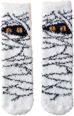 Generic Chaussettes Femme Chaussettes Chaudes Femme Chaussettes Thermiques Femme De Classique Halloween Courtes En Polaire D&eacute;coratives Chaudes Pour Dormir Ou 