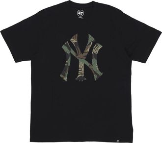 47 Brand Mlb Imprint Echo Tee Neyyan - - Tops - Herren - Schwarzk - XL