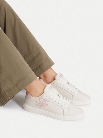 Tommy Hilfiger Sneakers Tommy Hilfiger Th Icon Court Script FW0FW09363 Wei&szlig;