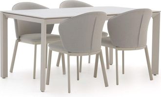 Bellagio la vita attrattiva Bellagio San Lupo/Sestino 160 cm Gartenm&ouml;bel-Set 5-teilig