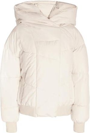 Noisy May Noisy may Nmtally L/S Bomber Jacket Noos Veste matelassée, Sugar Swizzle, L Femme