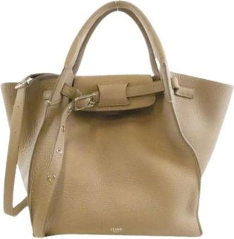 Celine Sac &agrave; main en cuir Pre-owned - Femme - Pre-owned - Beige - Taille: ONE Size