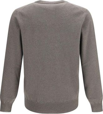 Brunello Cucinelli Cashmere Crew Neck Sweater - Gray