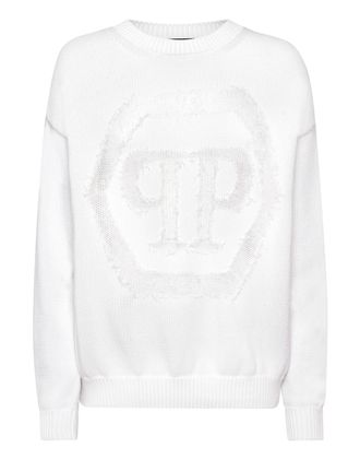Philipp Plein Pullover Rundhalsausschnitt Hexagon