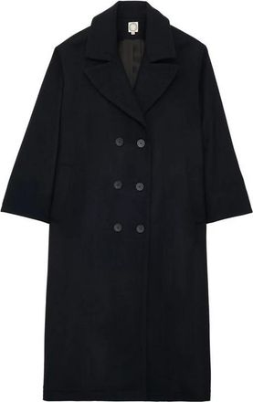 Ines De La Fressange Femme, Manteaux, Bleu, Taille: 36 FR Denise Long Coat