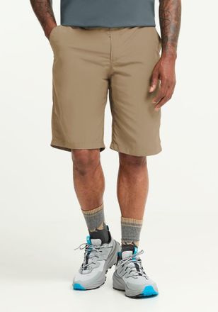 Jack Wolfskin Shorts JACK WOLFSKIN DUNELAND SHORTS M, Herren, Gr. 46, Normalgr&ouml;&szlig;en, beige (hazelwood), Obermaterial: 100% POLYAMID. Futter: 100% POLYESTER, Hosen Sh