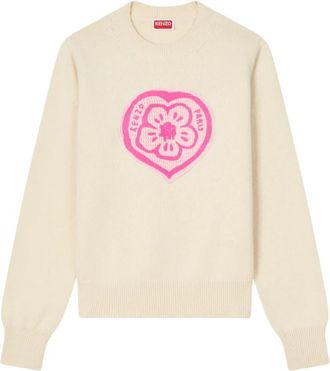 Kenzo Rundhals-Strickware - - Knitwear - Damen - Beige - M