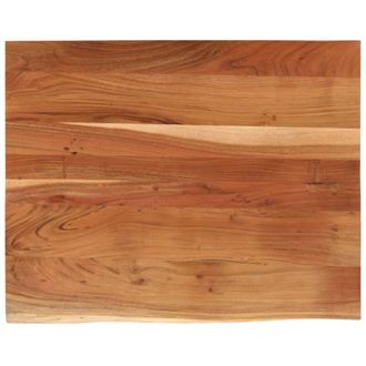 vidaXL Dessus de table 90x80x2,5 cm rectangulaire bois massif dacacia