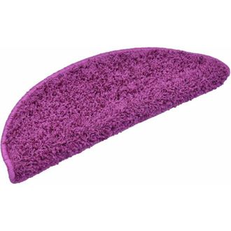 vidaXL Stufenmatten 30 Stk. 65x21x4 cm Violett Halbrund Gro&szlig; Vidaxl