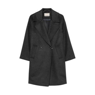 Pennyblack Manteau Double-Poitrine - Femme - Manteaux - Gris - Taille: 36 FR