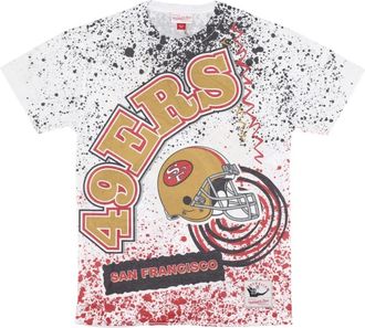 Mitchell & Ness NFL Team Burst Tee Wei&szlig; - - Tops - Herren - Mehrfarbig - M