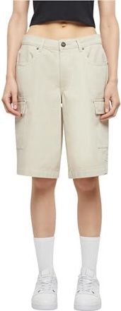 Urban Classics Ladies Cotton Cargo Bermuda Shorts, Softseagrass, 32 Femme