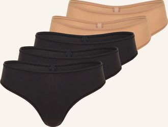 SKIMS Skims 5er-Pack String Fits Everybody schwarz