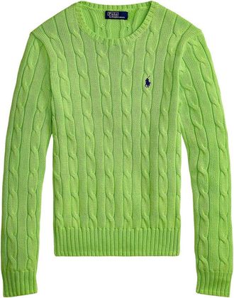 Polo Ralph Lauren Pull Col Rond - Vert