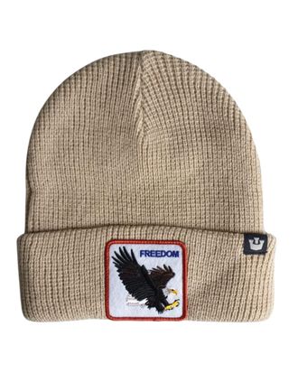 Goorin Brothers M&uuml;tze Beanie M&uuml;tze mit Umschlag, Animal Farm Hats, Herbst/Winter, FREEDOM BEIGE, One size