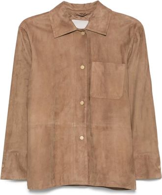 Max Mara veste Fresia en daim - Marron