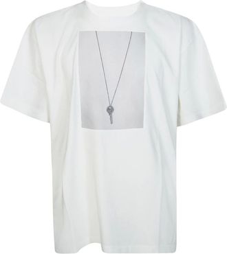 Maison Margiela Homme, Tops, Blanc, Taille: S T-Shirt