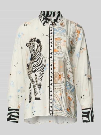 Emily van den Bergh Regular Fit Bluse mit Manschetten