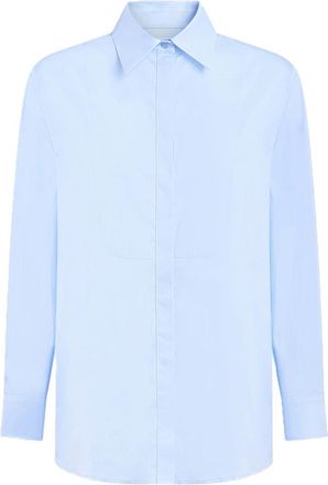 Dondup Femme, Blouses et Chemises, Bleu, Taille: 40 FR Chemise