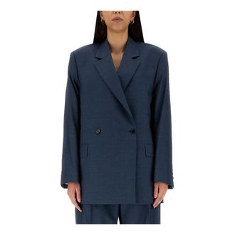 Acne Studios Wolljacke - - Jackets - Damen - Blau - M