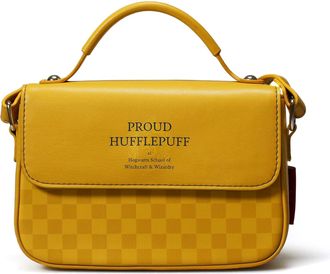 Harry Potter Half Moon Bay Unisex Harry Potter Umhängetasche - Stolze Hufflepuff House Pride - Schultasche Tasche, Gelb