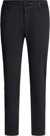 Strellson Homme, Pantalons, Noir, Taille: W35 Pantalon Chino avec Taille &Eacute;lastique Lat&eacute;rale