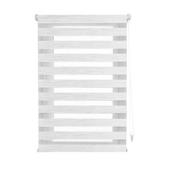 Blindecor Indus Luxury ohne Werkzeug | Rollo Perle 62 x 180 cm Nacht und Tag ohne Bohren | Stoffgr&ouml;&szlig;e 59 x 175 cm | Rollo mit Klappfenster