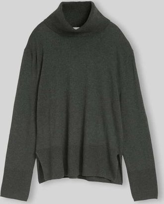 Tom Tailor Rollkragenpullover aus Kaschmir mit Seitenschlitzen