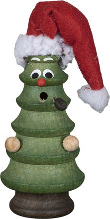 Rudolphs Schatzkiste Räucherfigur Weihnachtsbaum Wichtel 5 Räucherkerzen Tannenduft Höhe ca. 15cm NEU Rauchen Rauchfigur Rauchmann Räucherkerze Smoker Kerze Figur Mann Hol