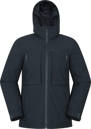 Mountain Warehouse Langdon Parka f&uuml;r Herren, Wattiert, Wasserbest&auml;ndig (Marine)