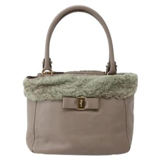 Ferragamo Sac &agrave; main Pre-owned - Femme - Pre-owned - Beige - Taille: ONE Size