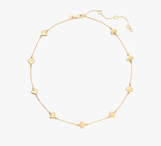 Kate Spade New York Spot The Spade Metall-Halskette Mit Pik-Verzierung