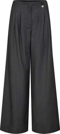 Co'Couture Femme, Pantalons, Noir, Taille: 40 FR Pantalon plissé en gris moyen