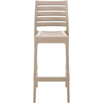 Clp Tabouret en plastique &eacute;lev&eacute; Structure robuste et solide avec diff&eacute;rentes couleurs repose-pieds colore : Boue